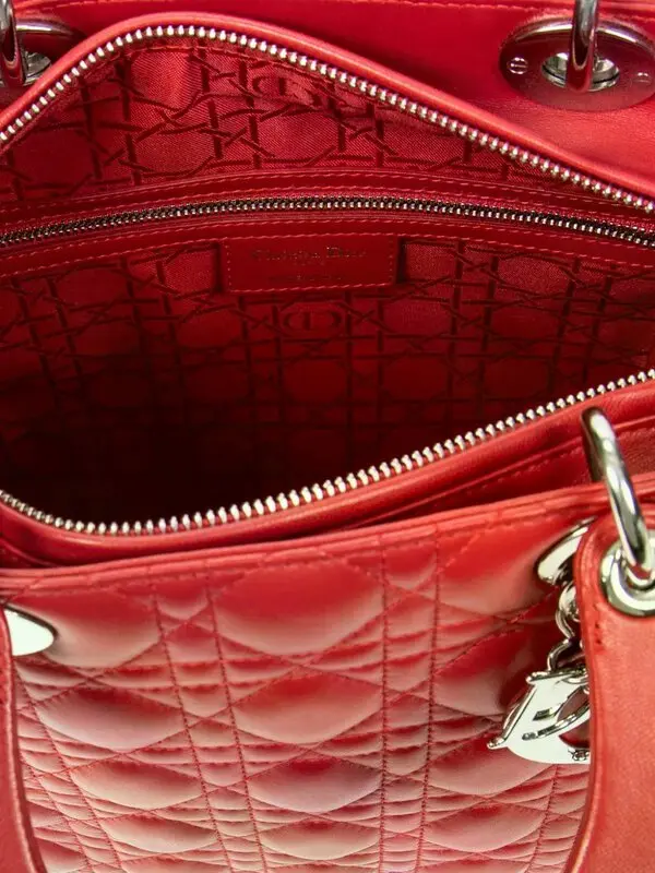Dior Large Lady Tote Bag - Red