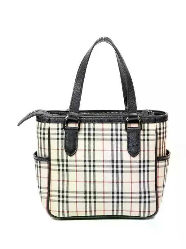 Burberry 2000s Check Top-handle Bag