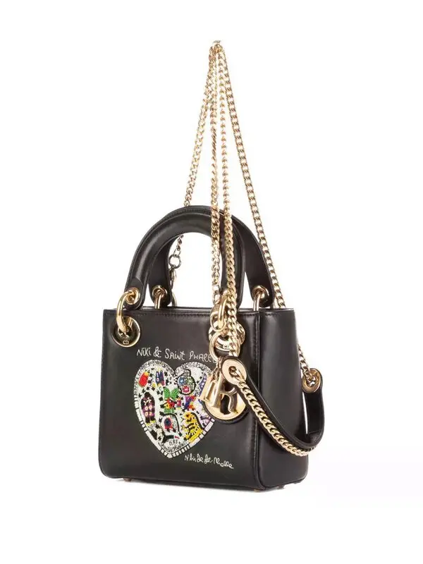 Dior X Niki De Saint Phalle Mini Lady Tote - Black