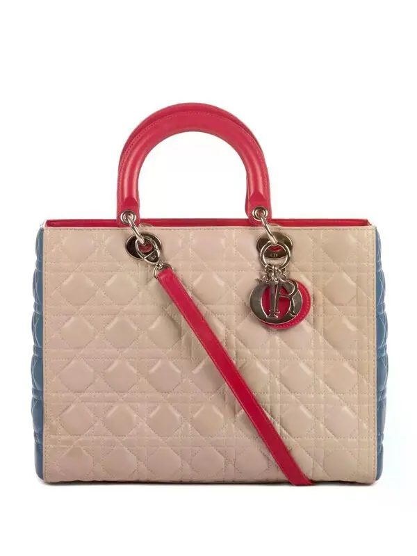 Dior 2010 Lady Handbag - Neutrals