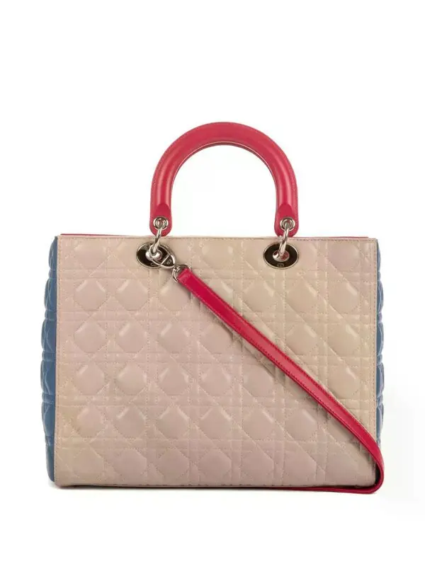 Dior 2010 Lady Handbag - Neutrals