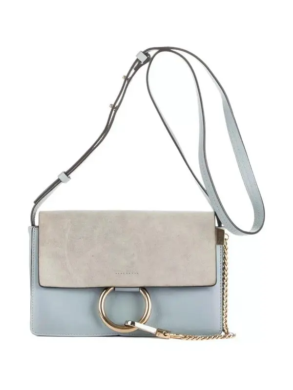 Chloé Suede Panel Shoulder Bag