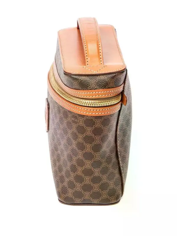 Celine Logo-plaque Top-handle Vanity Pouch