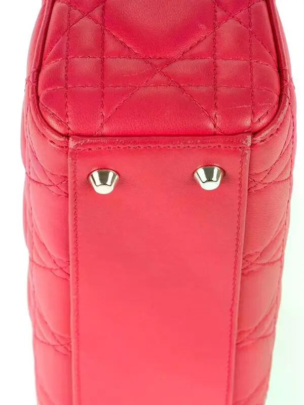 Dior Lady Quilted Shoulder Bag - Pink
