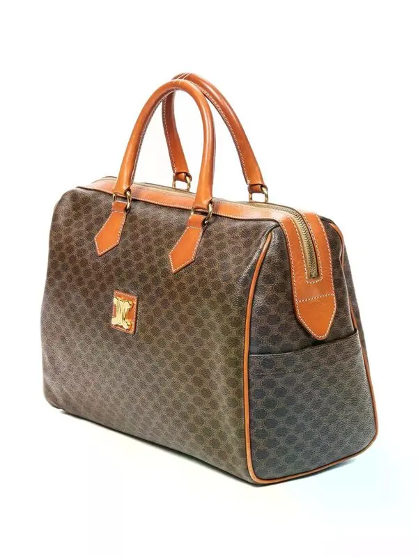 Celine Macadam Print Tote - Brown