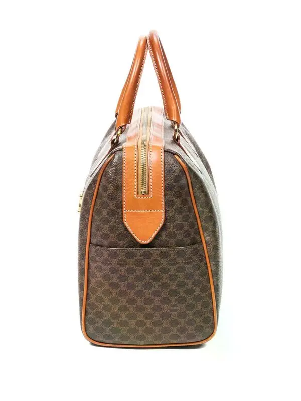 Celine Macadam Print Tote - Brown
