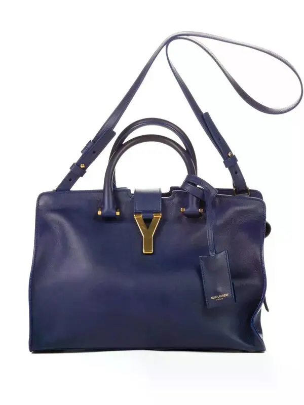 Saint Laurent Chyc Top-handle Tote Bag - Blue