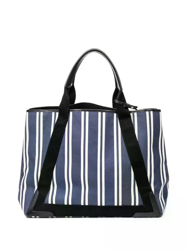 Balenciaga Striped Tote Bag