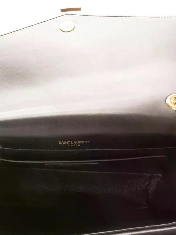 Saint Laurent Leather Logo Flap Bag