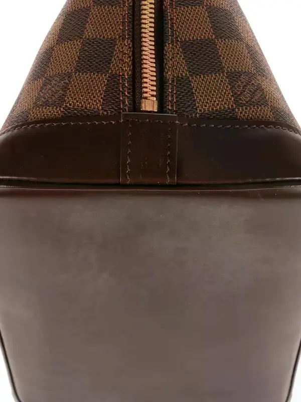 LOUIS VUITTON Damier Ebene Top Handle Handbag