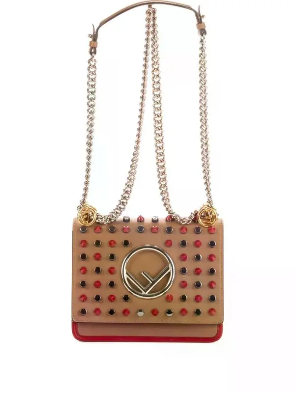 Fendi 2000 Studded Shoulder Bag