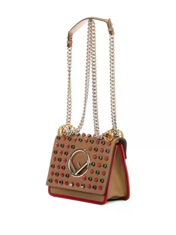 Fendi 2000 Studded Shoulder Bag