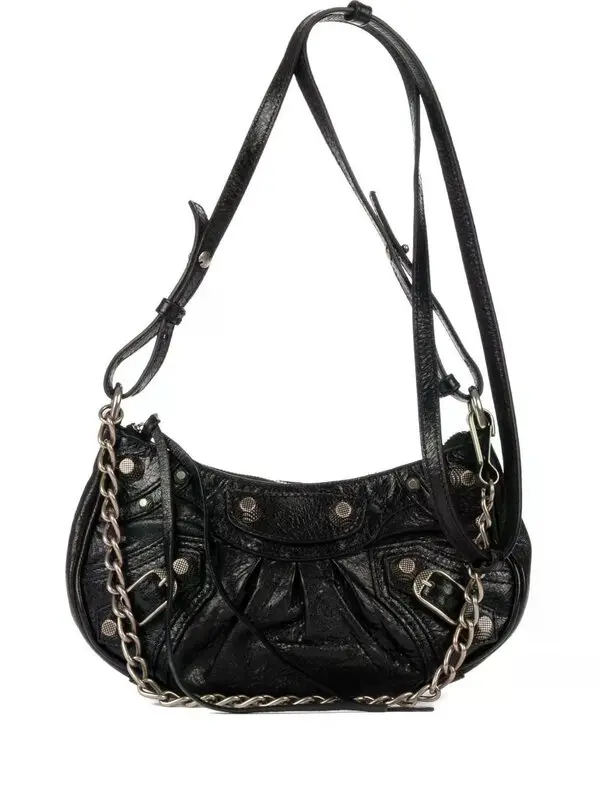 Balenciaga Le Cagole Leather Crossbody Bag