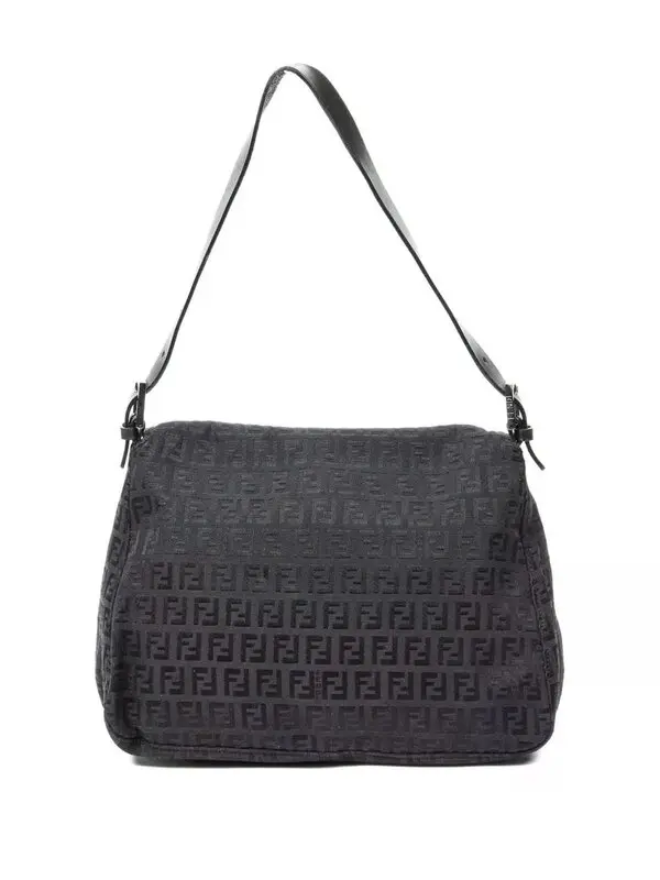 Fendi Mamma Baguette Shoulder Bag - Black