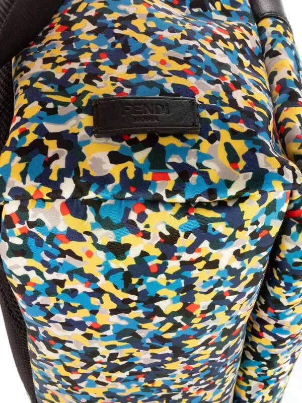 Fendi Abstract-print Backpack