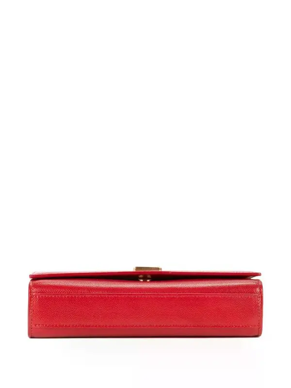 Saint Laurent Logo-plaque Chain-strap Shoulder Bag - Red