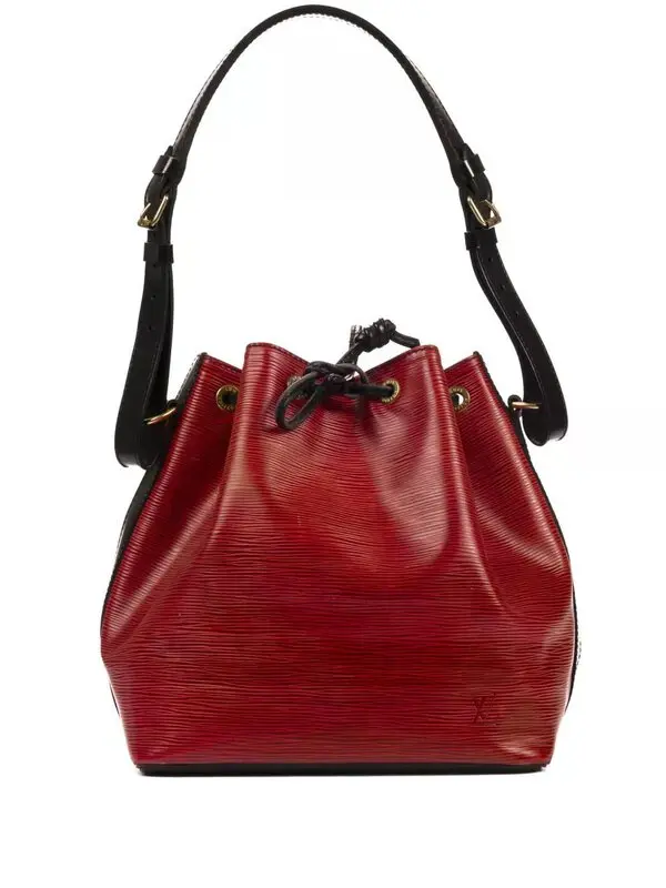 LOUIS VUITTON Monogram Bucket Bag - Red