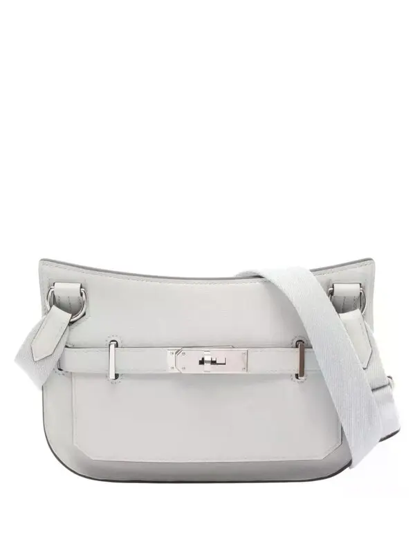 Hermès 2024 Mini Swift Jypsiere Crossbody Bag - Grey