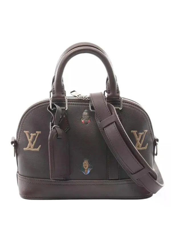 LOUIS VUITTON 2021-2025 Henry Taylor Calfskin Alma 25 Satchel - Brown