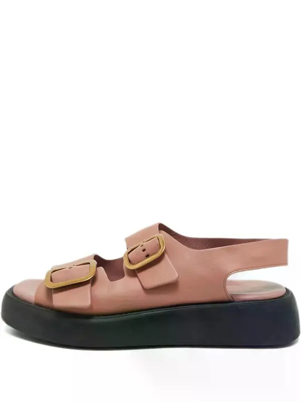 TOD'S Double-buckle Leather Sandals