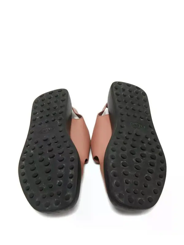 TOD'S Double-buckle Leather Sandals
