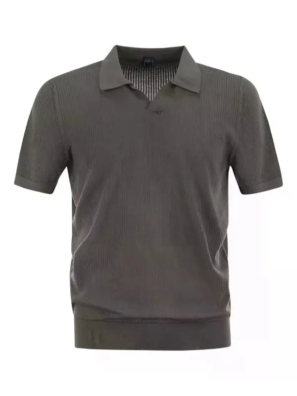 Fedeli V-neck Polo Shirt