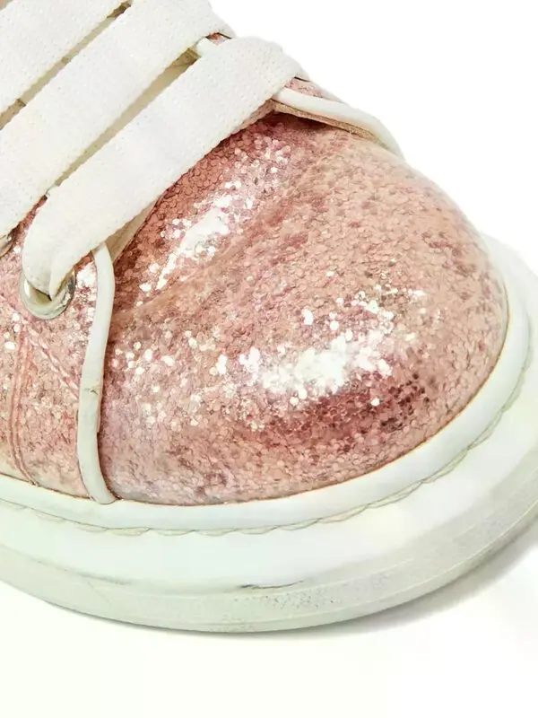 Alexander McQueen Oversized Glittered Sneakers