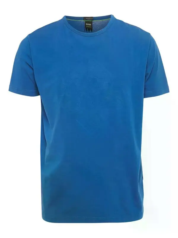 BOSS Logo-emed T-shirt - Blue