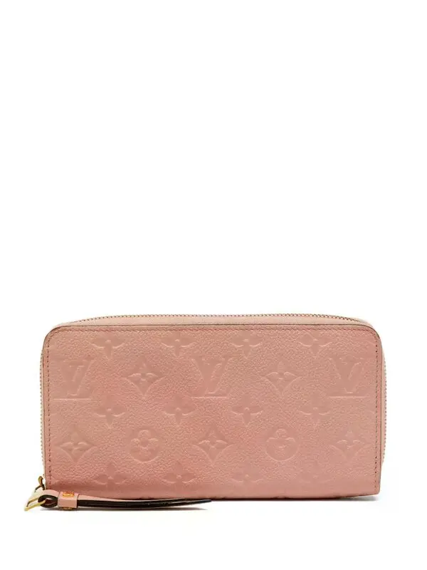 LOUIS VUITTON Monogram-pattern Leather Wallet - Pink
