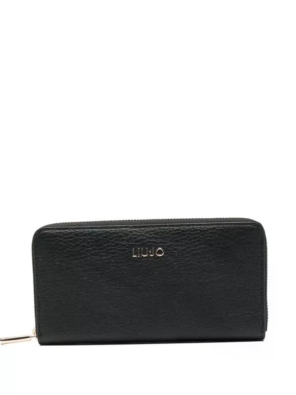 Liu Jo Logo-plaque Zip Wallet - Black