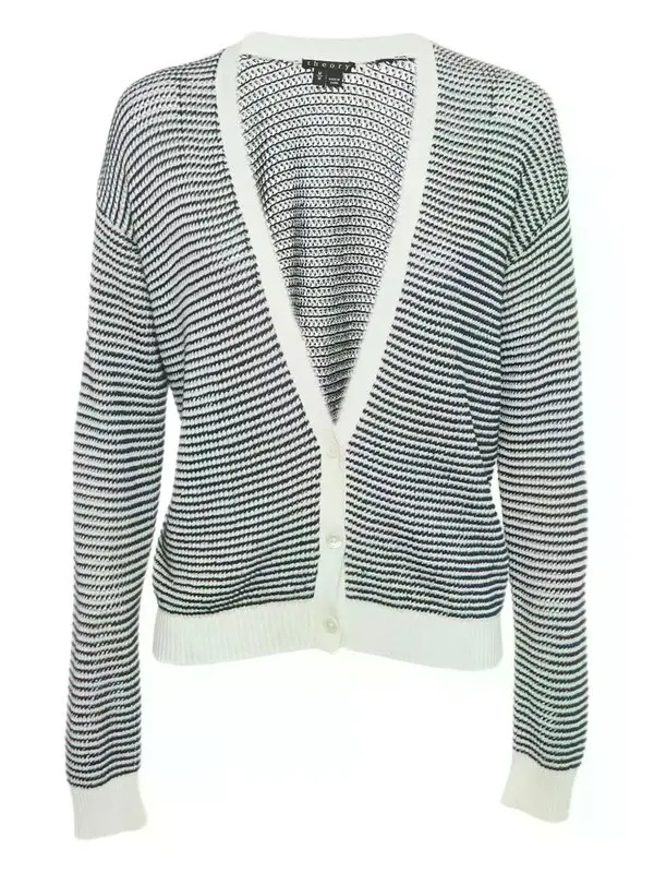 Theory Striped Cardigan