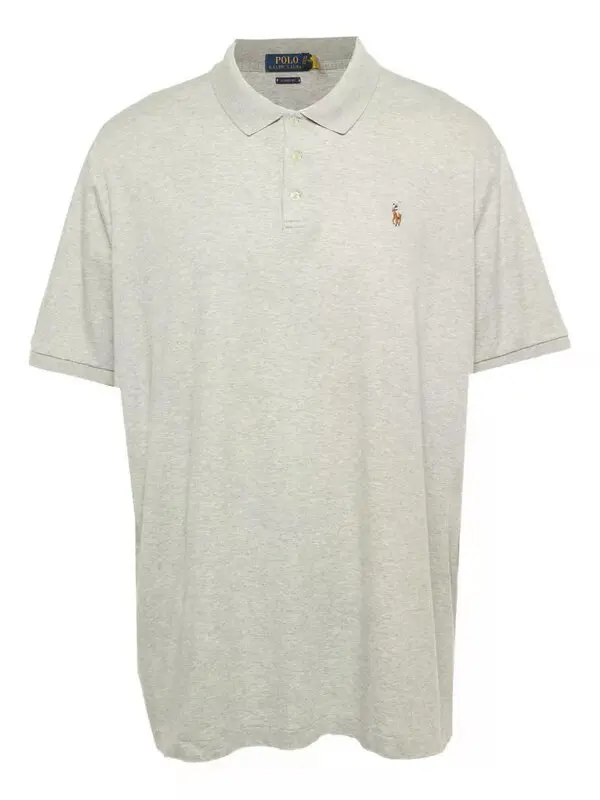 Polo Ralph Lauren Cotton Logo-detail Polo Shirt - Grey