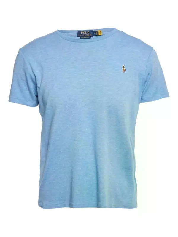 Polo Ralph Lauren Slim-fit Polo Pony T-shirt - Blue