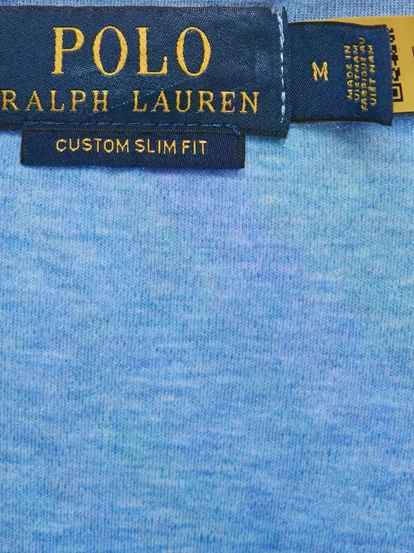 Polo Ralph Lauren Slim-fit Polo Pony T-shirt - Blue