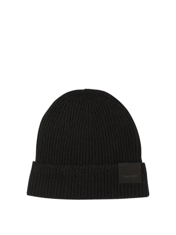 TOM FORD Cashmere Beanie - Black