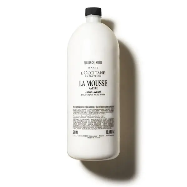 L'OCCITANE La Mousse Shea Cream Hand Wash Refill 16.9 Fl Oz - One-color