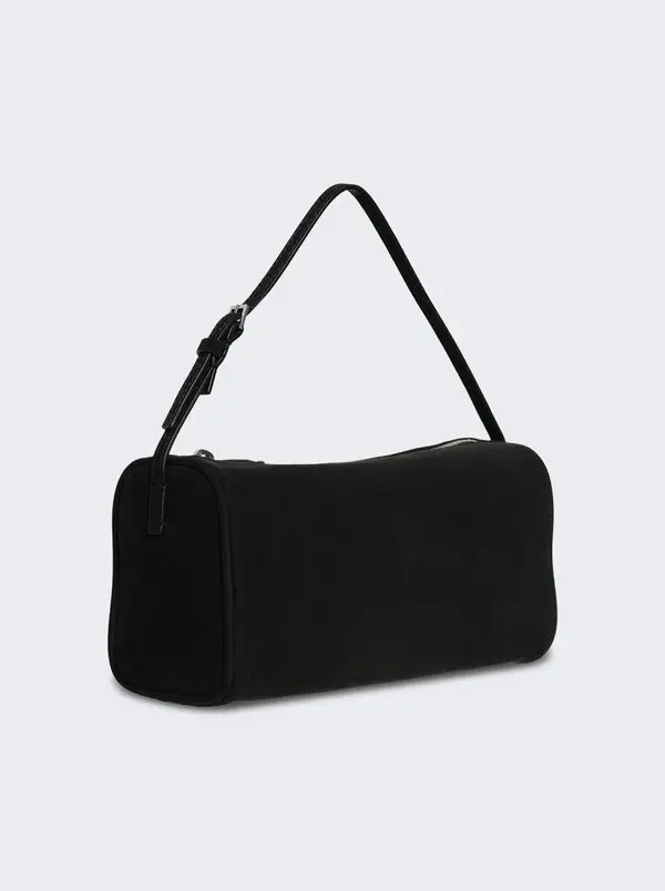 THE ROW 90's Nubuck Top Handle Bag - Black
