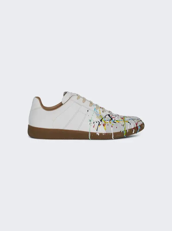 MAISON MARGIELA Paint Replica Sneakers - White