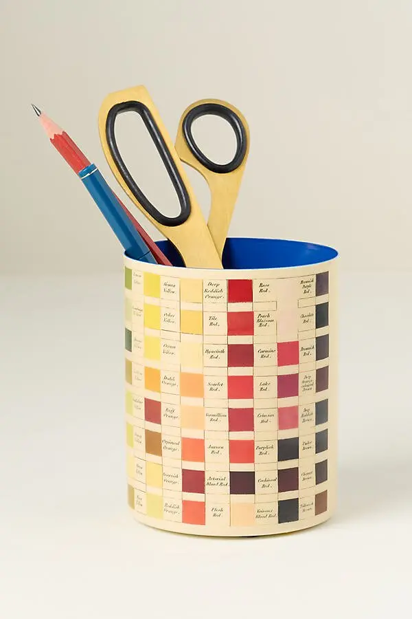 ROOMYTOWN Enamel Pen Pot - Colors
