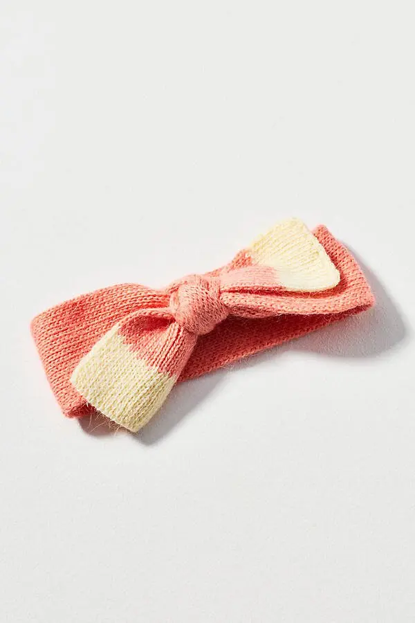 Anthropologie Knotted Knit Headband - Pink