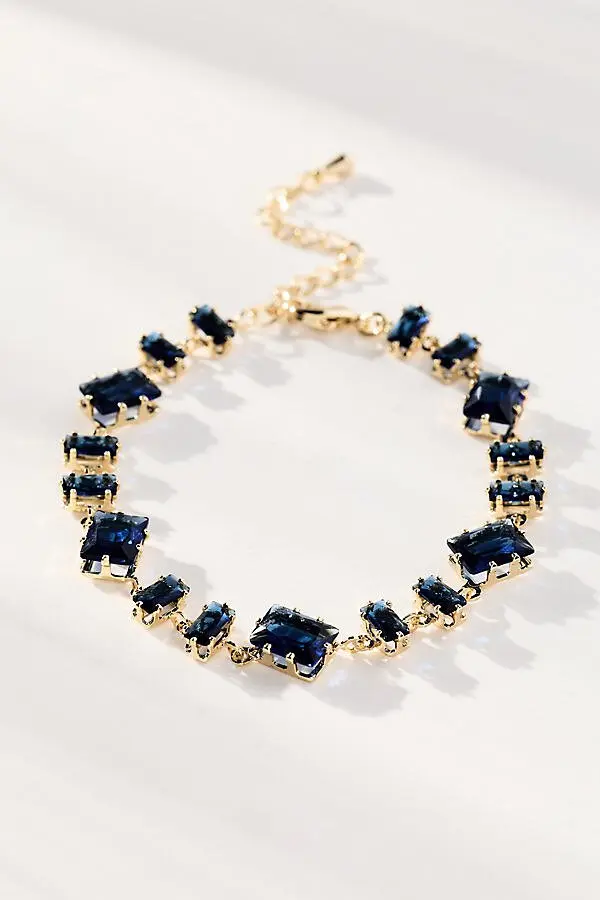 Anthropologie Mixed Stone Bracelet - Sapphire