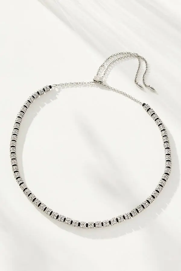 Loren Hope Manon Slider Necklace - Black