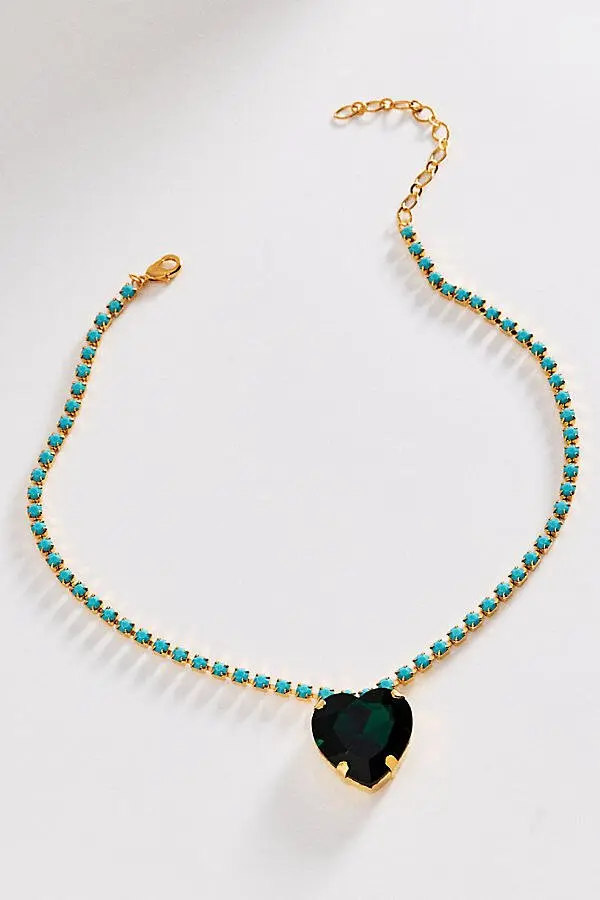 THE PINK REEF Ocean Necklace - Green