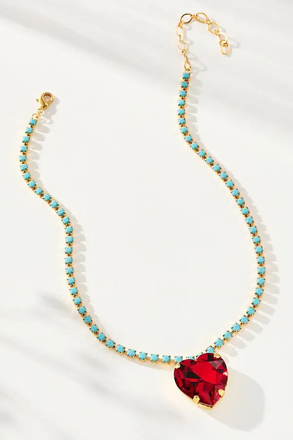 THE PINK REEF Ocean Necklace - Red
