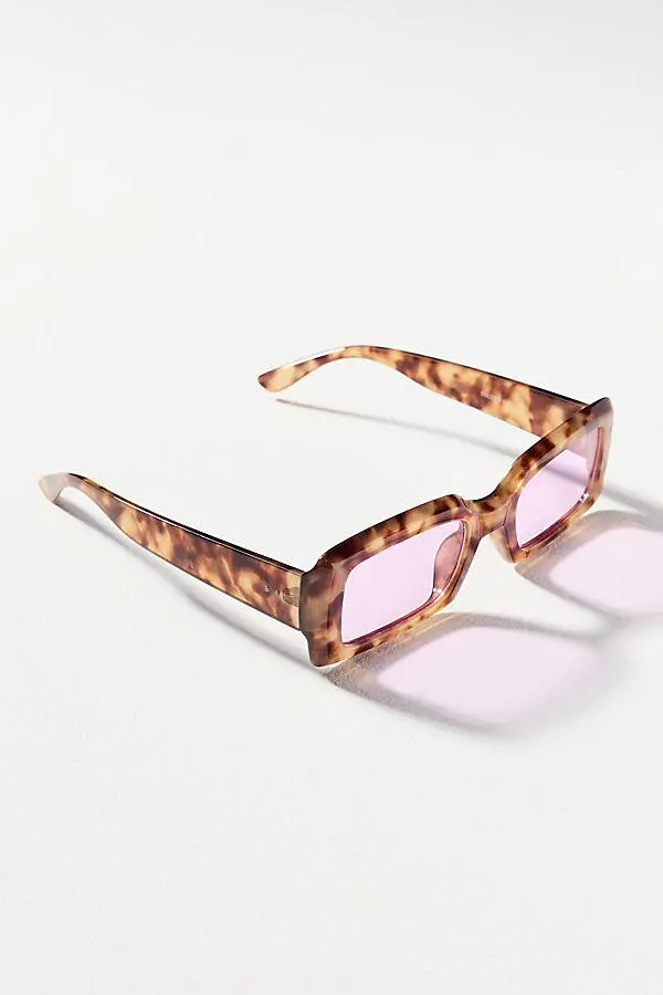 EYEKING Rectangle Tortoiseshell Sunglasses
