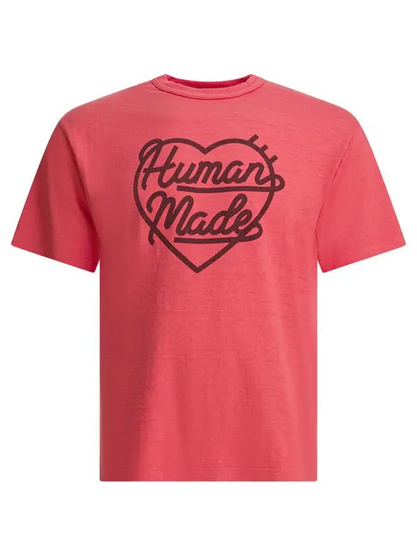 HUMAN MADE Crew-neck T-shirt With Print - Red