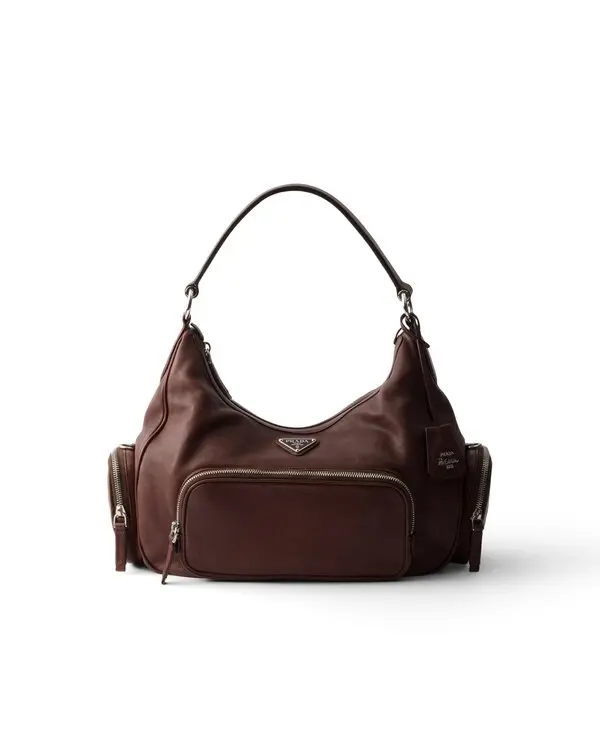 Prada Medium Leather Bag - Brown