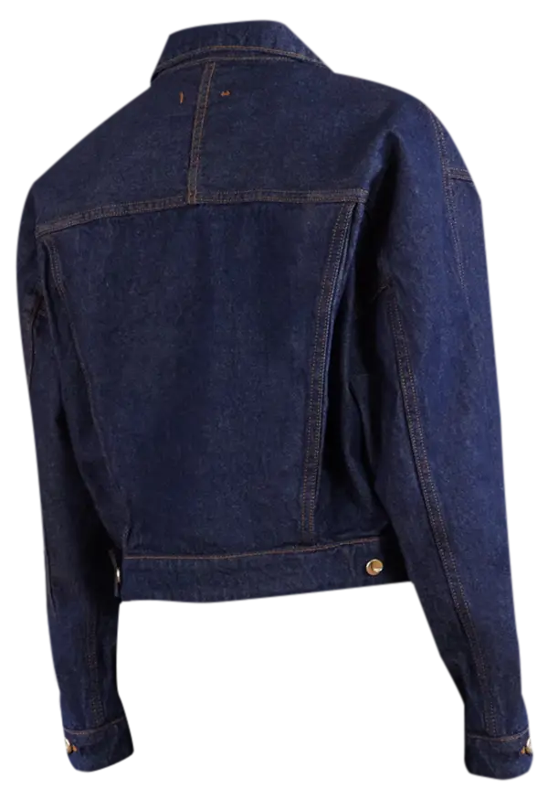 Ossou Sway Denim Trucker Jacket - Blue