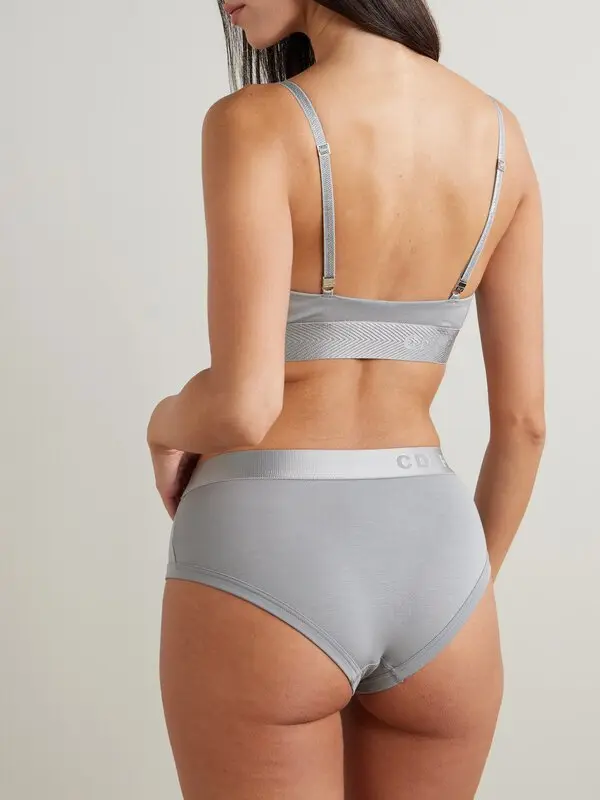 CDLP Set Of Three Stretch-tencel Lyocell Briefs - Gray