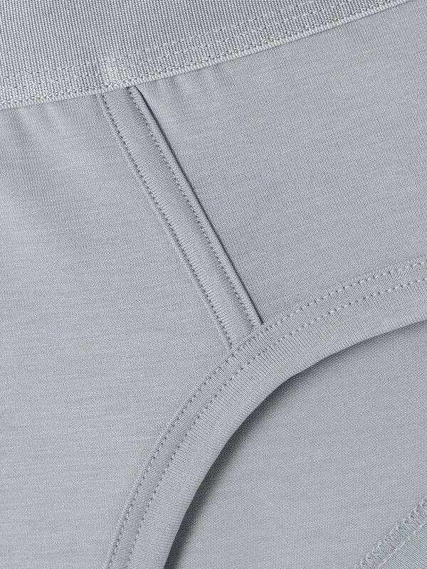 CDLP Set Of Three Stretch-tencel Lyocell Briefs - Gray